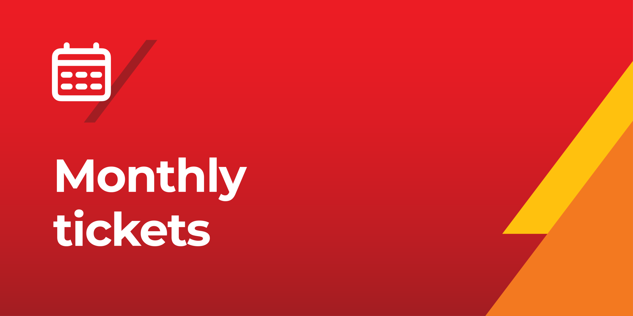 Monthly tickets - Lynx bus