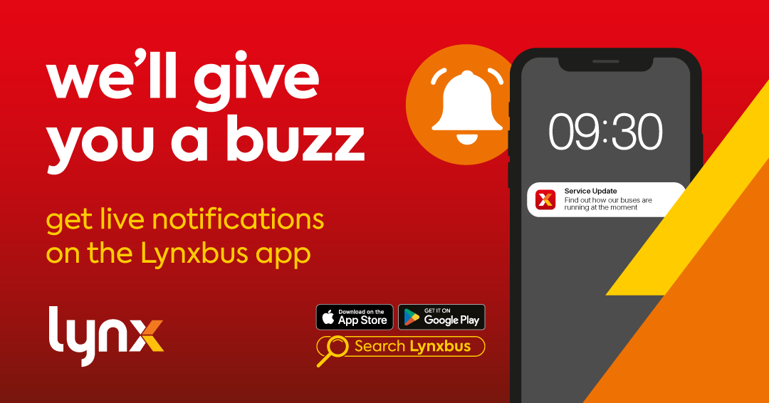 App Notifications - Lynx bus