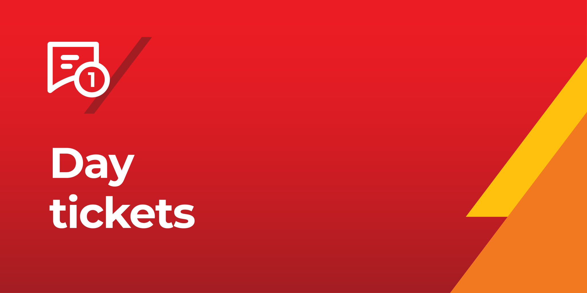 Day tickets - Lynx bus